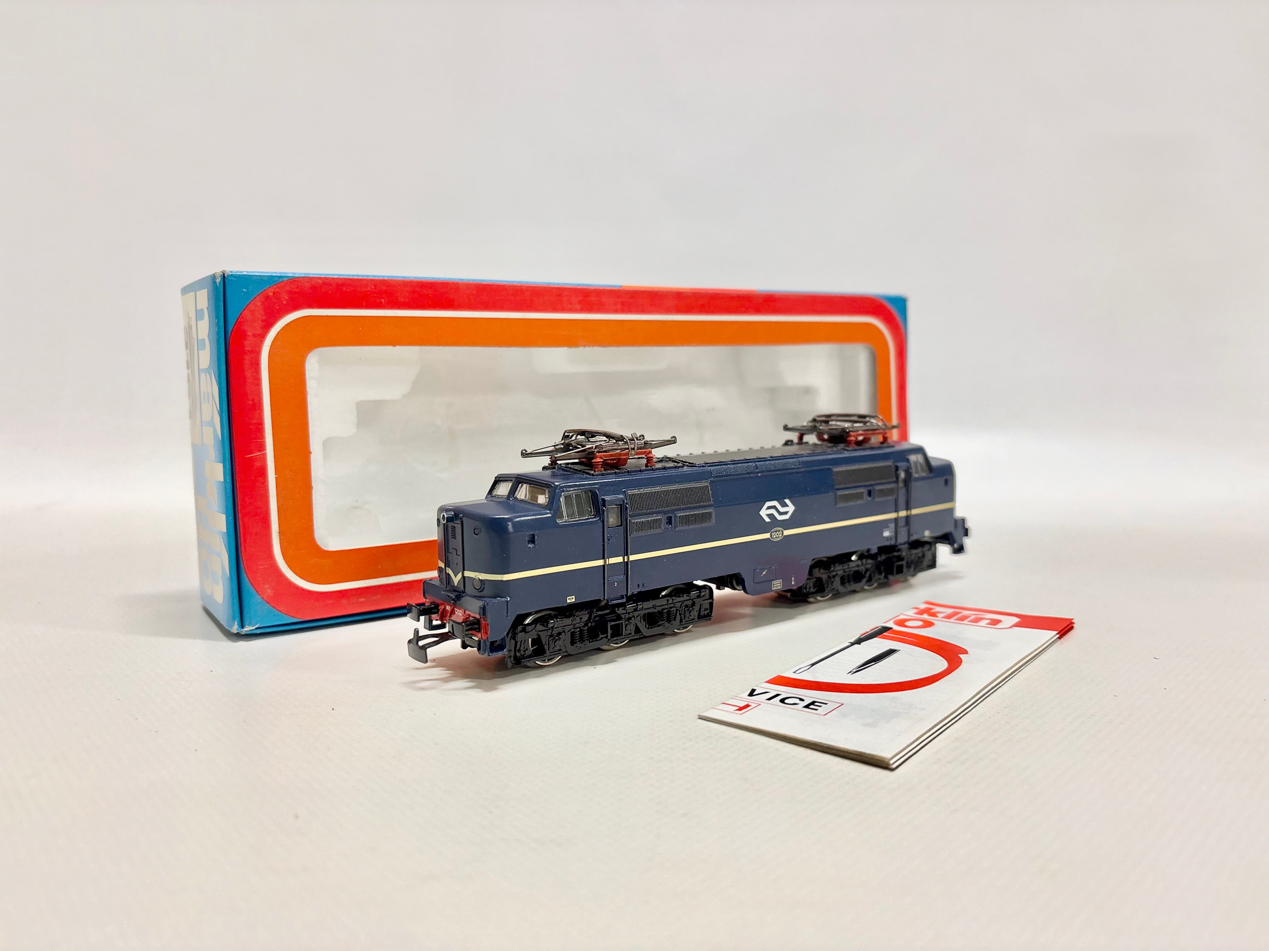 Märklin 3161 E-Lok Serie 1202 "Blauwal" NS AC H0 – secondplay