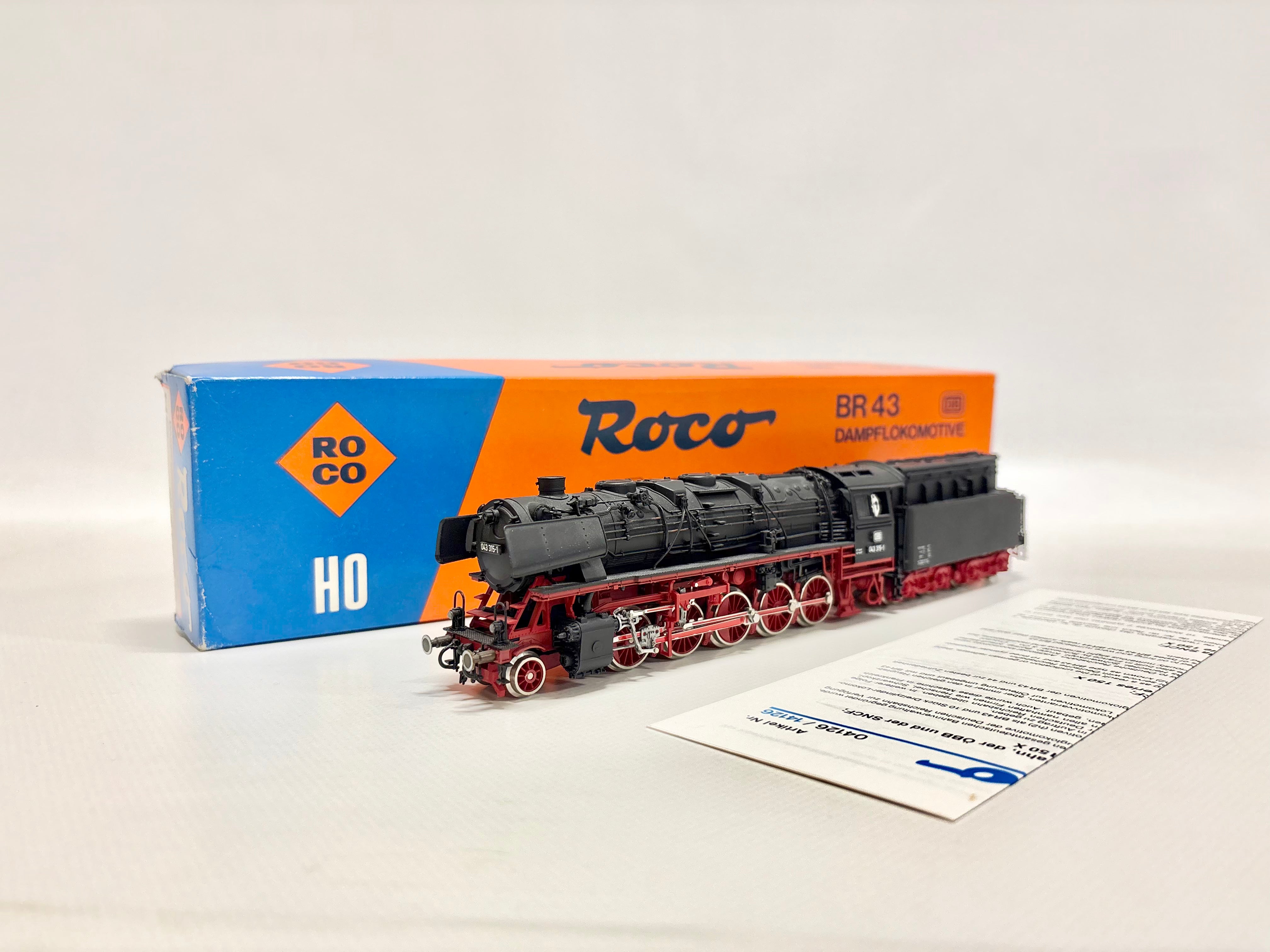 Roco 04126A Dampflok Br 043 315-1 Öl DB DC H0 – secondplay