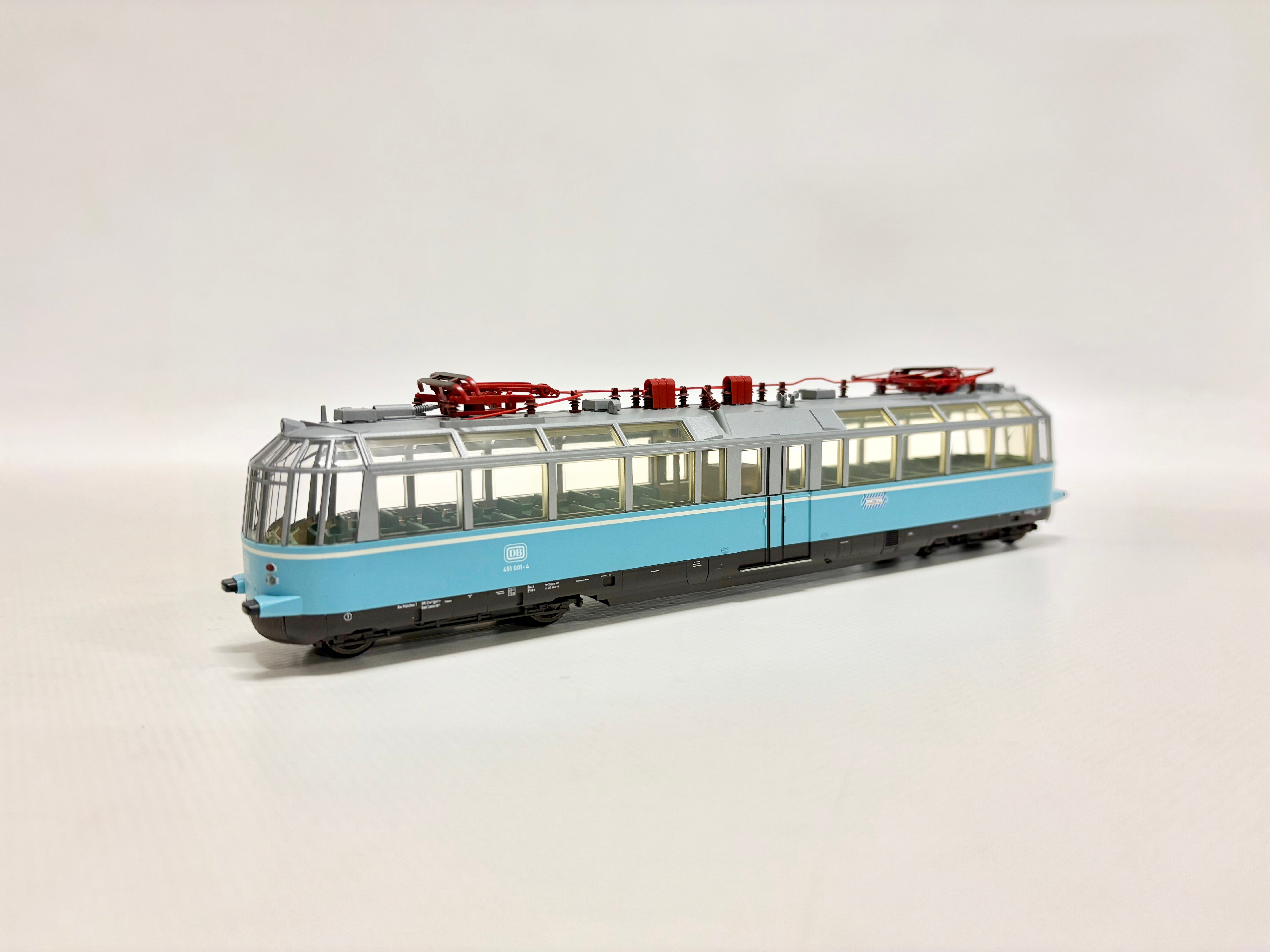 Märklin 37580 Mfx-Digital + Sound Elektrotriebwagen Br 491 001-4 "Gläs ...